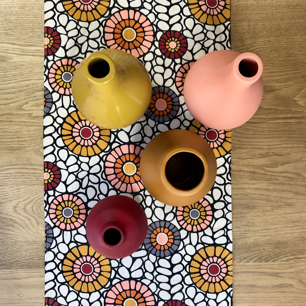 Table runner Okra Pickled Ginger – Design Team